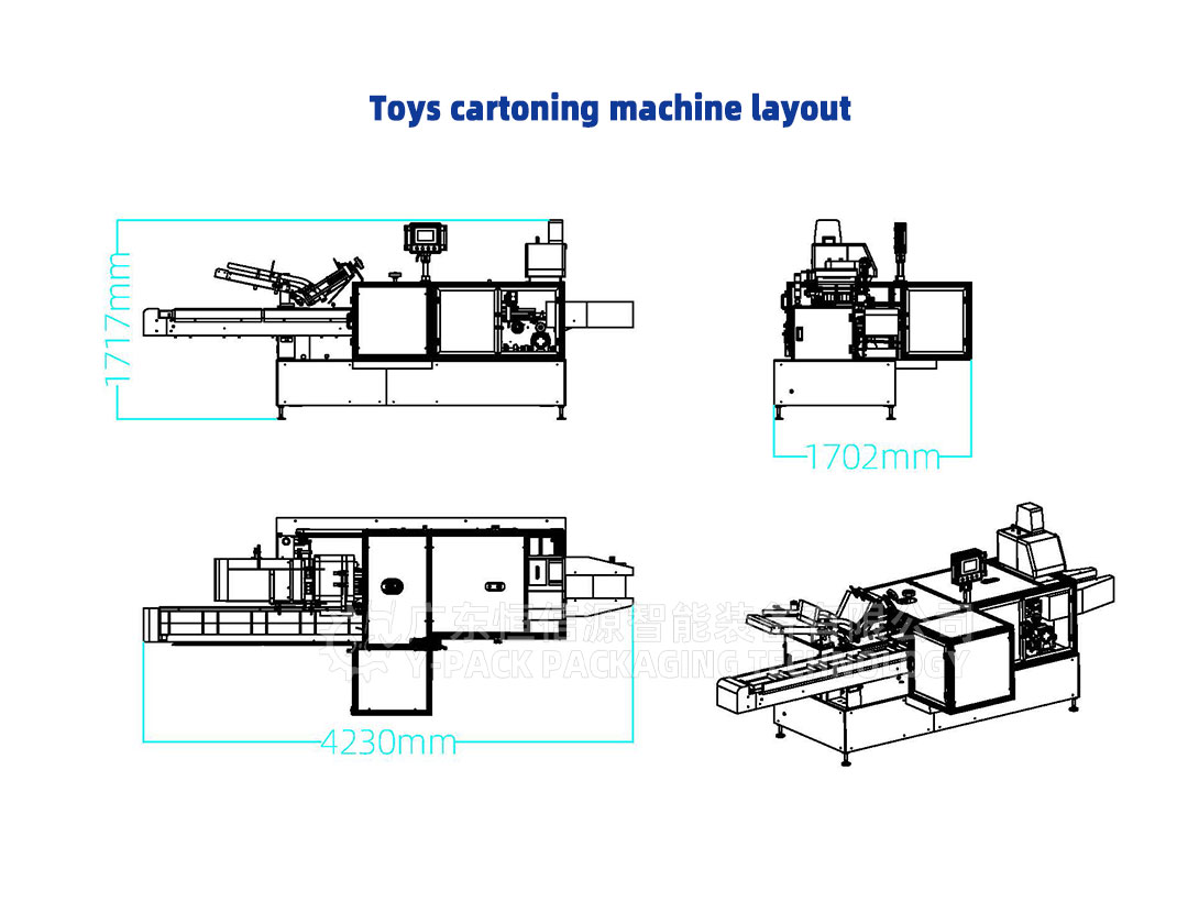 How to pack DIY Kids Crafts Kits into a box, toys cartoning machine ...