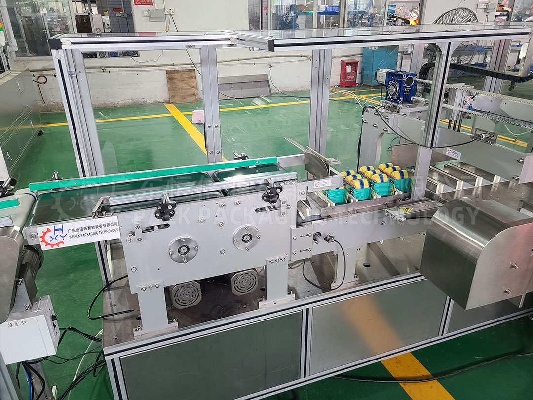 Visual Inspection Sorting Automatic Case Packer For Dishwand Sponge ...